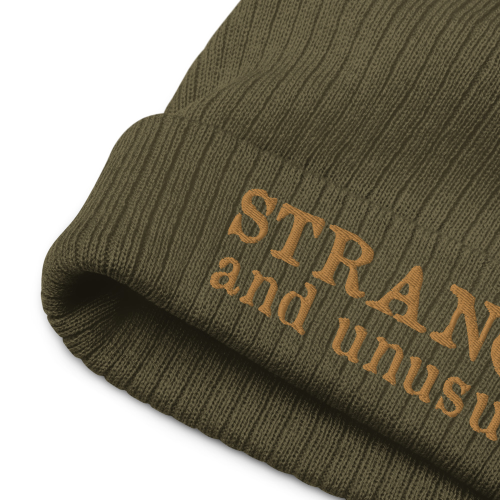 Strange and Unusual – Recycled cuffed beanie | Astra Zero